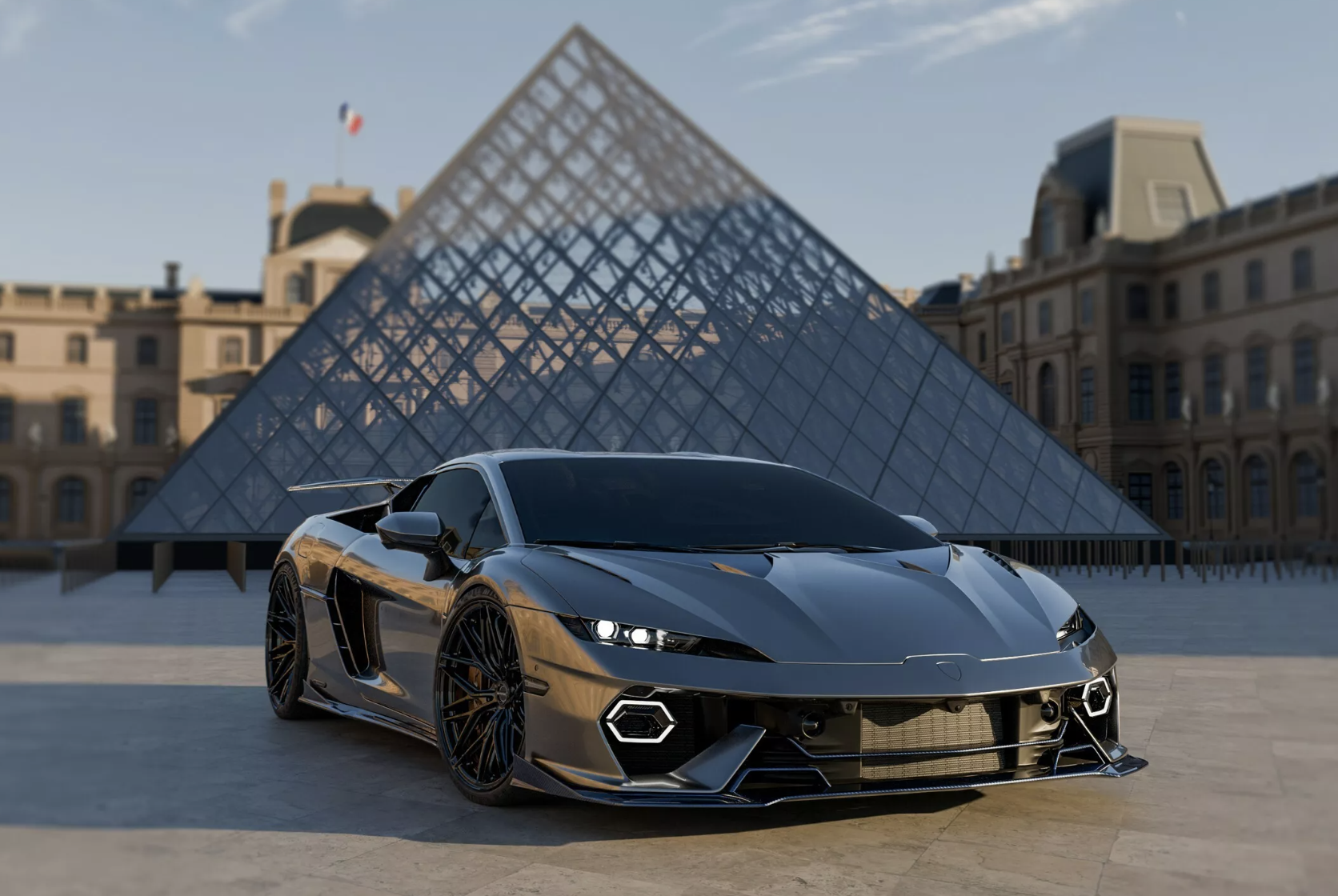 7Design nous propose la Lamborghini Temerario STO avant l’heure